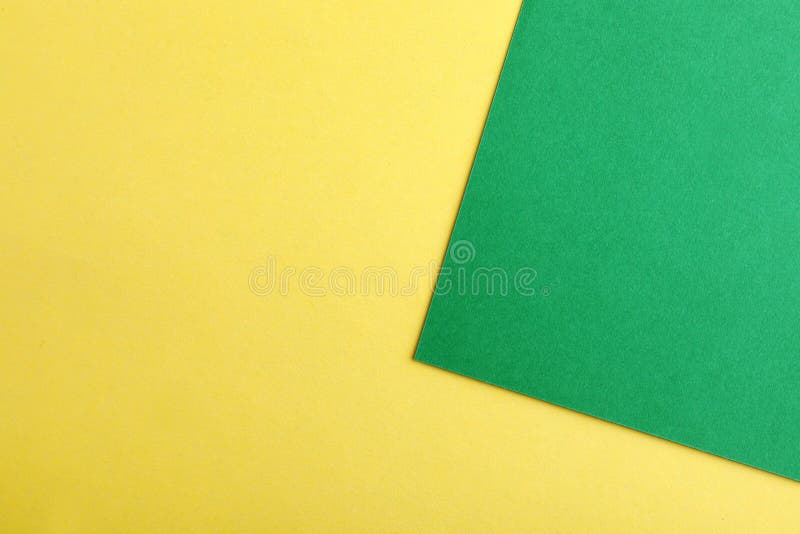 Green and Yellow Paper Sheets As Colorful Background Stock Photo ...