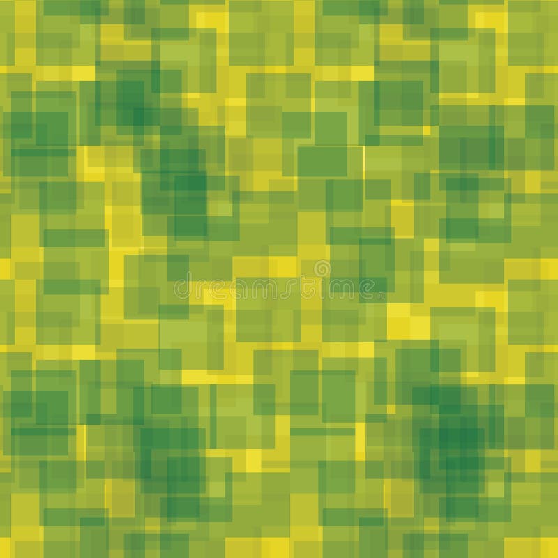Green and Yellow Square Pattern Abstract Background. Vector ...