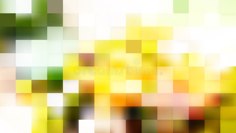 Green and Yellow Square Pixel Mosaic Background Stock Vector ...