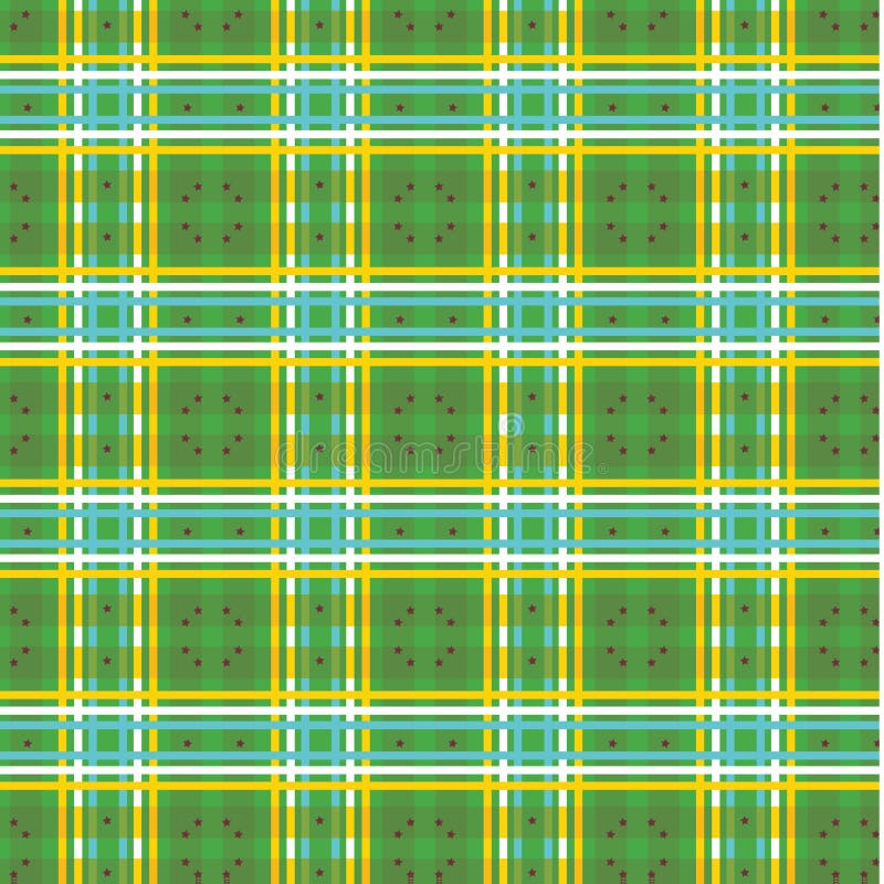 Green And Yellow Plaid Pattern Stock Vector - Illustration of cloth ...