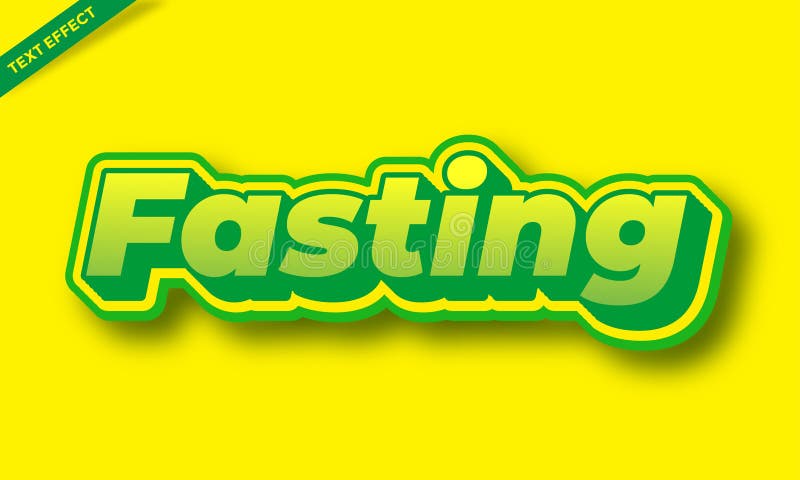 Green and Yellow Text Effects Stock Vector - Illustration of effect ...