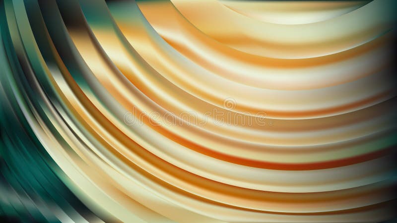 Green and Yellow Wave Background Stock Illustration - Illustration of ...