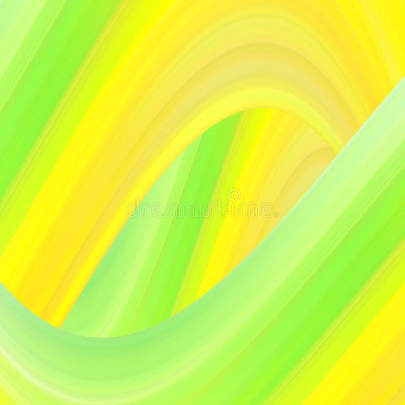 Green and Yellow Wave Background. Paint Streams. Vector Abstract ...