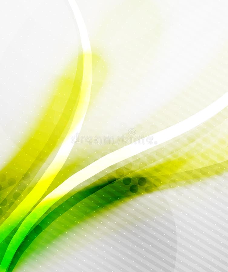 Green and Yellow Wave Layout Stock Vector - Illustration of element ...