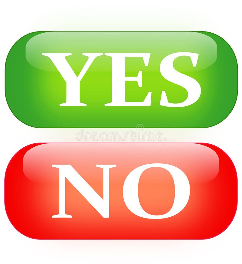 Green Yes Red No Stock Illustrations – 2,324 Green Yes Red No Stock ...