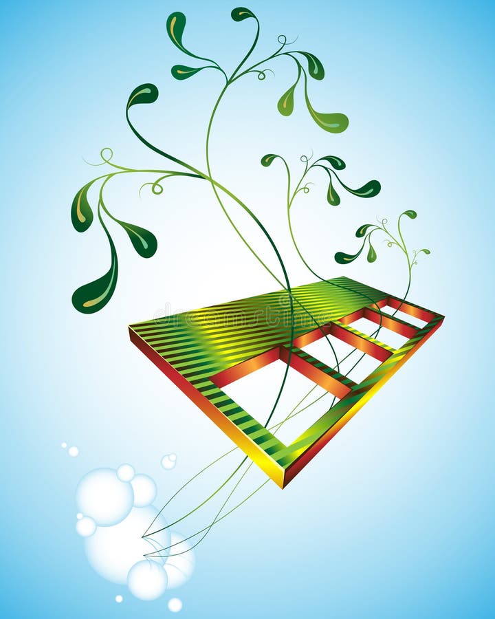 Greenery stock vector. Illustration of natural, grass - 7513739