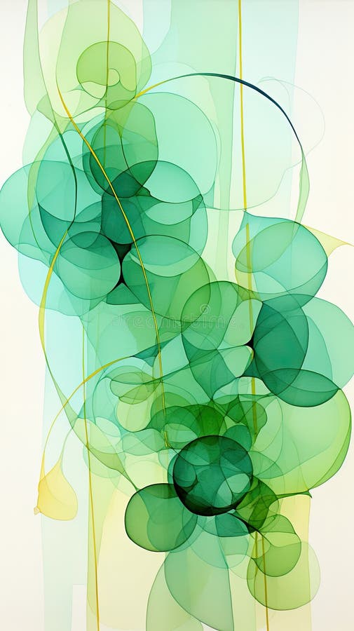 Greenery in the abstract stock illustration. Illustration of spring ...