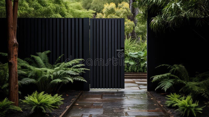 Greenery Black Corrugated Metal Ai Stock Illustrations – 4 Greenery ...
