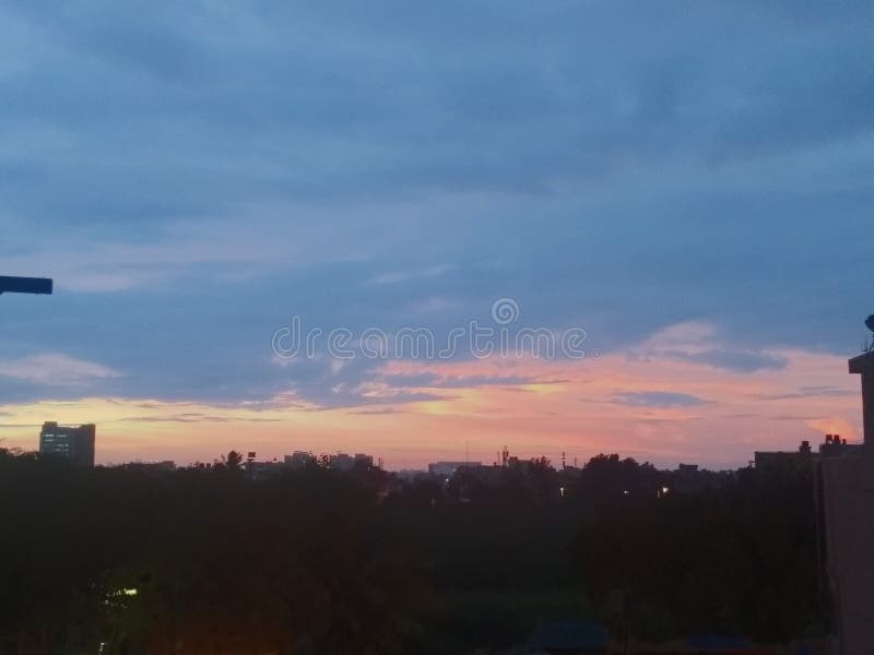 Greenery Cloud Nature Evening Sunset Super Photos Stock Image - Image ...