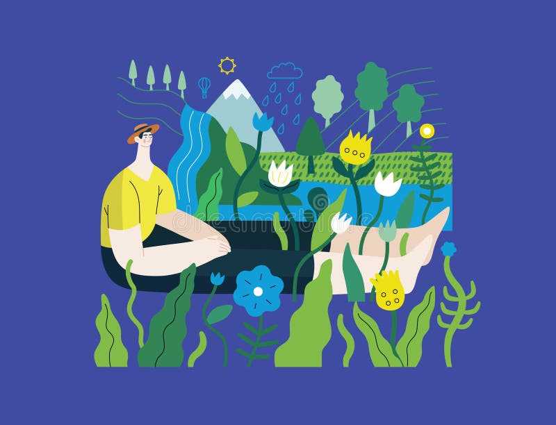 Environmental Mindfulness Stock Illustrations – 445 Environmental ...