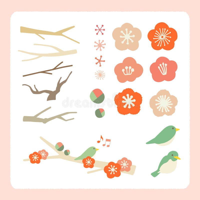 Greenery icons for spring stock vector. Illustration of greenery ...