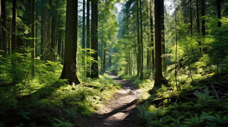 Greenery oregon summer stock photo. Image of verdant - 375547536