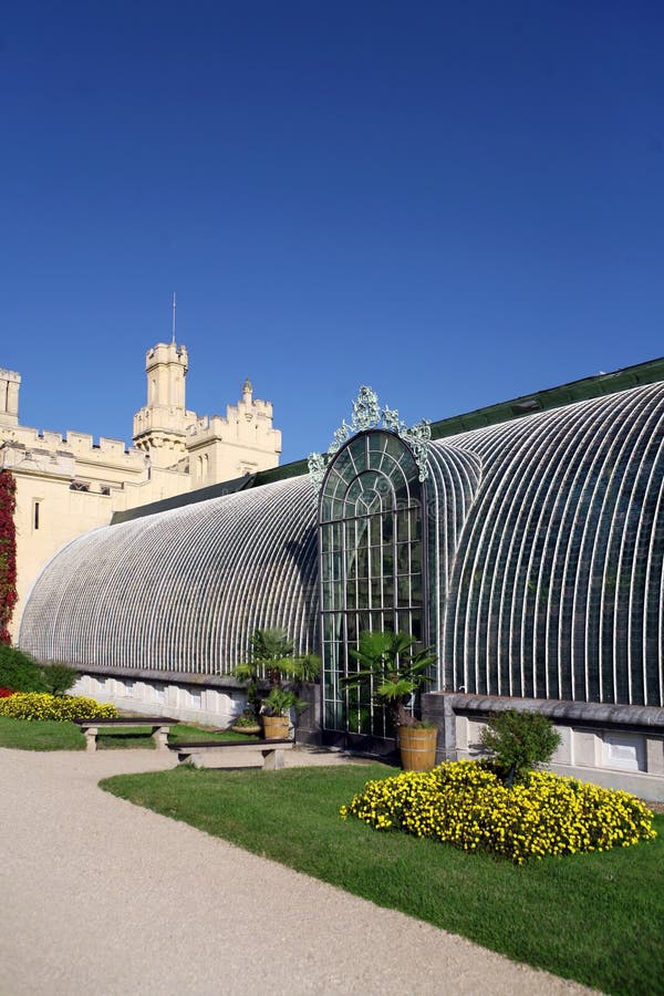 Greenhouse, Castle in Lednice Stock Image - Image of lednice, outside ...