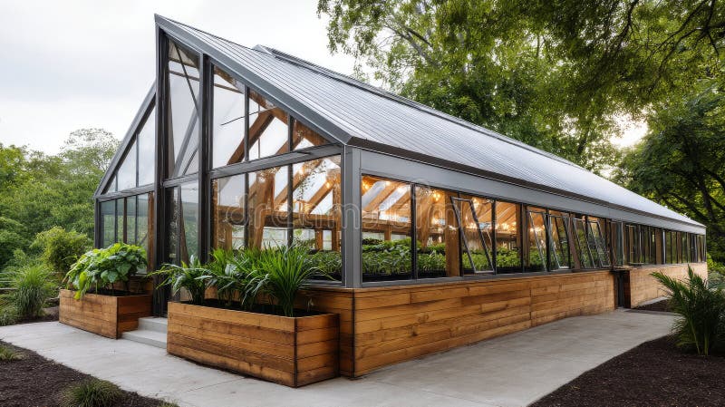Greenhouse with Composting Area, Sustainable Architecture,Greenhouse ...