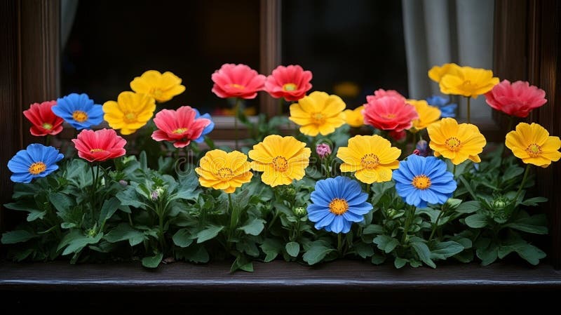 Greening Outside the Window, Window Sills, Flower Decorations for Doors ...