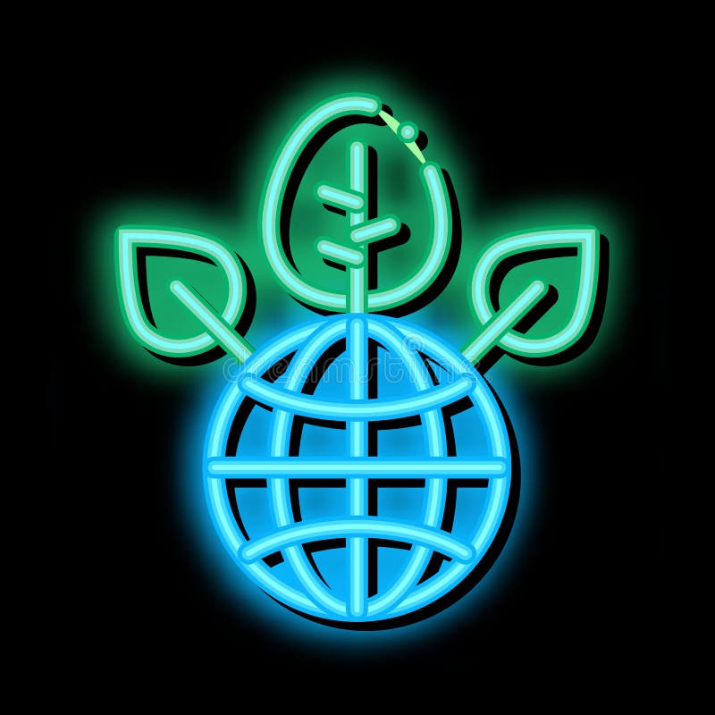 Greening Neon Light Icon. Agriculture Glowing Sign. Environment ... Greening Neon Light Icon. Agriculture Glowing Sign. Environment ...