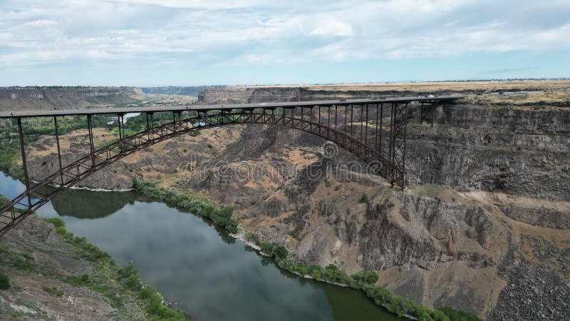 Greenish River between Cliffs in a Summer Day Stock Photo - Image of ...