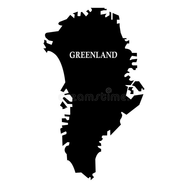 Greenland map stock vector. Illustration of sign, state - 305654583