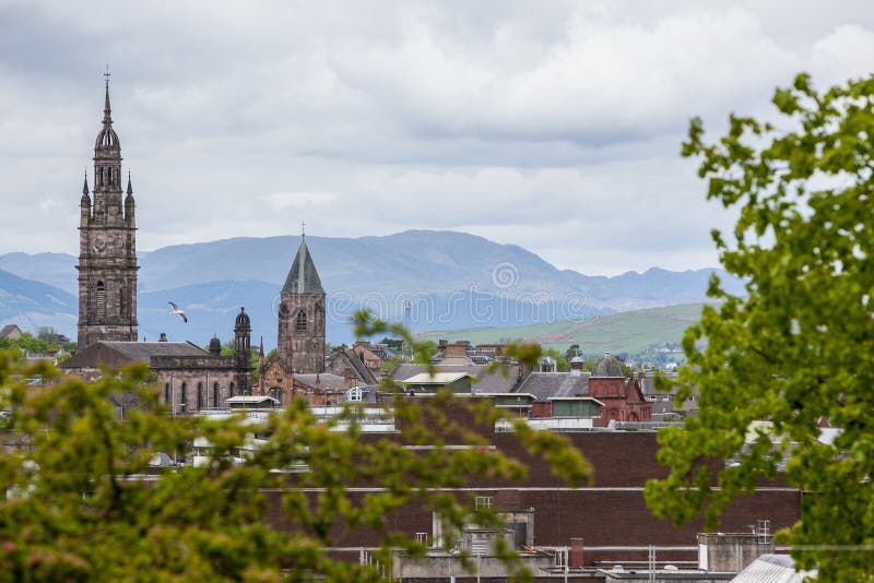 Greenock, Scotland stock image. Image of buildings, scotland - 44180419