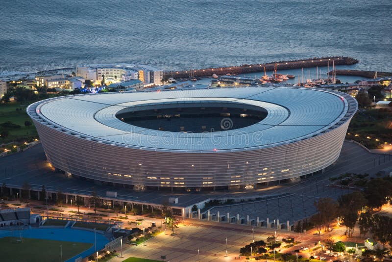 Greenpoint Stadium Capetown South Africa Stock Photo - Image of point ...