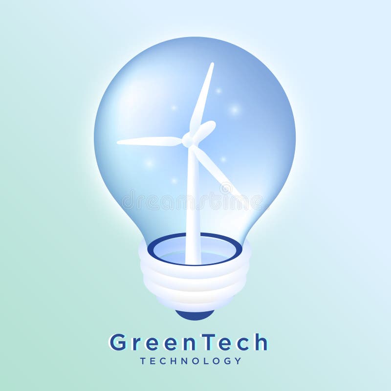 GreenTech Innovation and Sustainable Energy Concept Stock Vector ...