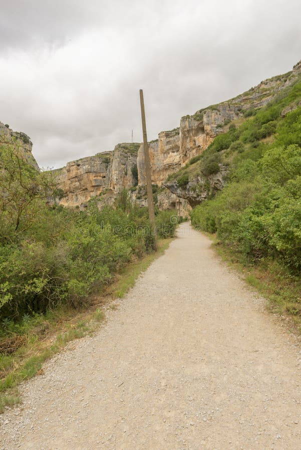 Greenway of irati stock photo. Image of lumbier, river - 99385140