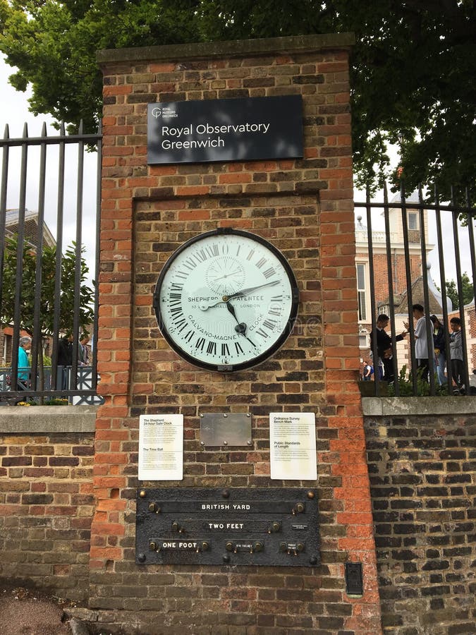 Shepherd Gate Clock at Royal Greenwich Observatory Editorial ...