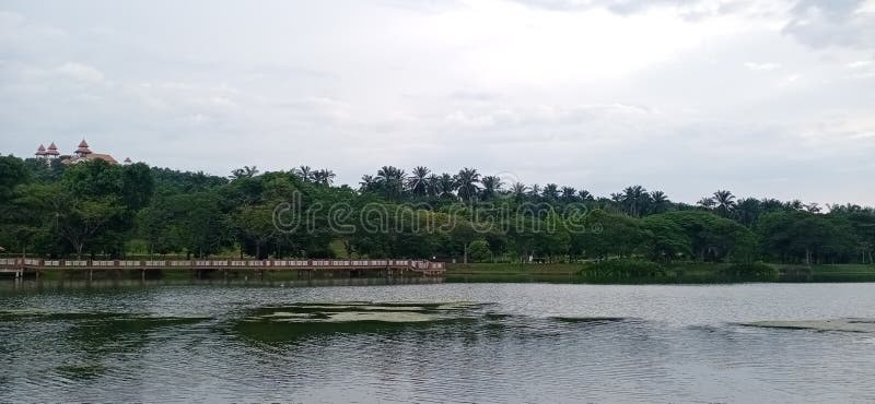 Greeny View stock image. Image of cloud, morning, ocean - 233056495