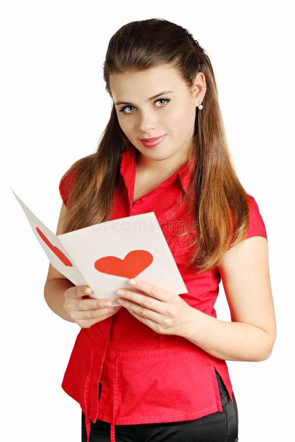 Greeting card stock image. Image of caucasian, joyful - 28905693