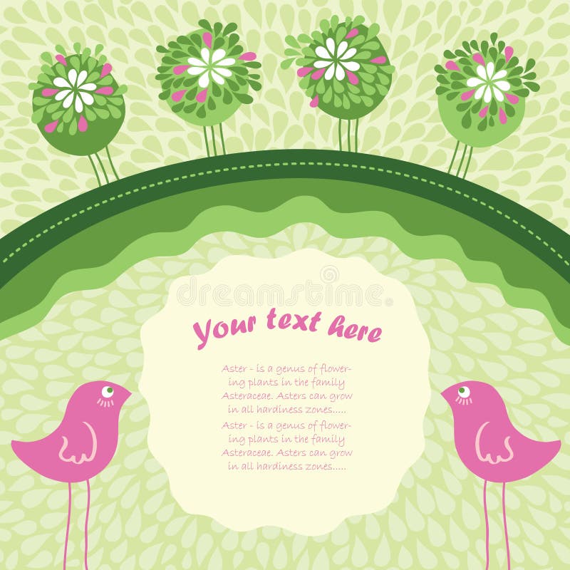 Greeting Card with a Cute Rat. Sweet Mouse Says Hello Stock Vector - Illustration of design ...