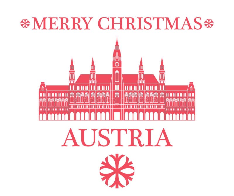 Greeting Card Austria stock vector. Illustration of design - 99699242