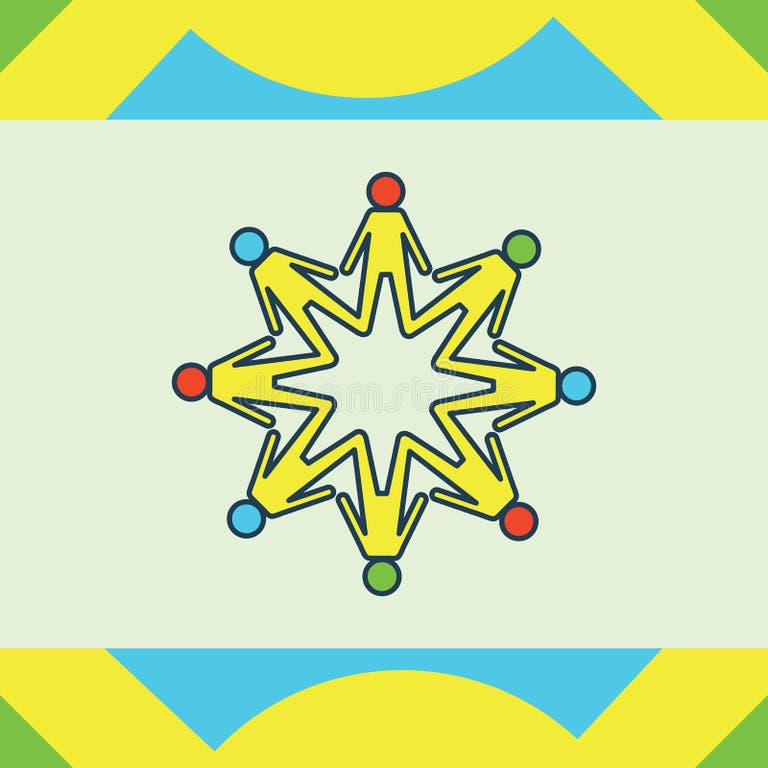 Greeting Card with Autism Unity Symbol Stock Vector - Illustration of ...