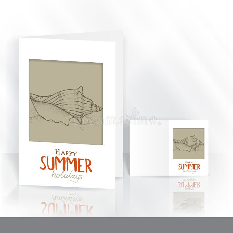 Greeting Card Design, Template Stock Vector - Illustration of cartoon ...