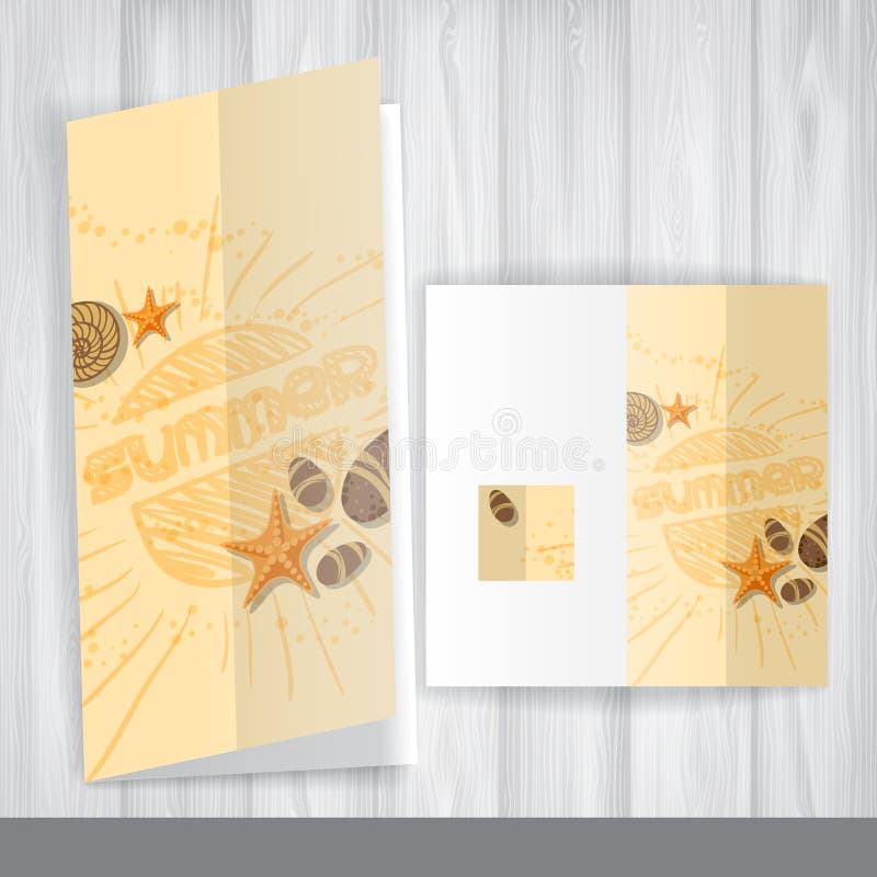 Greeting Card Design, Template Stock Vector - Illustration of gift ...