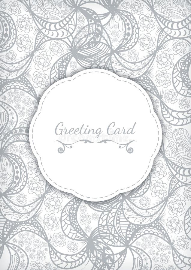 Greeting Card Design. Vector Illustration Decorative Design Stock ...