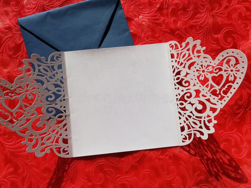 Greeting Card in the Shape of a Heart Stock Photo - Image of paper ...