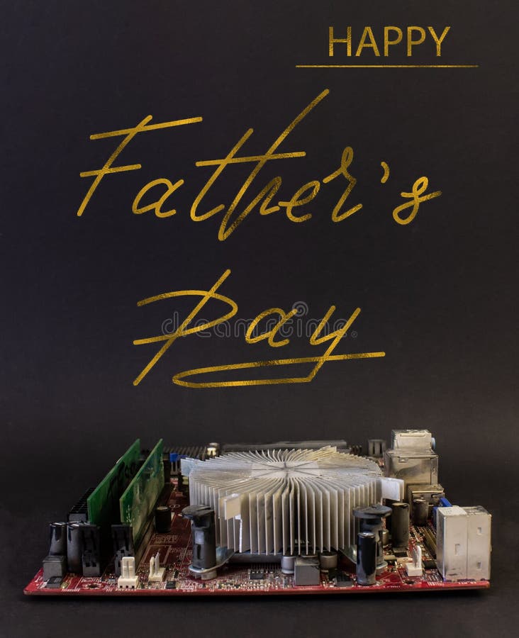 Greeting Card for Father`s Day for a Software Engineer, Hardware ...