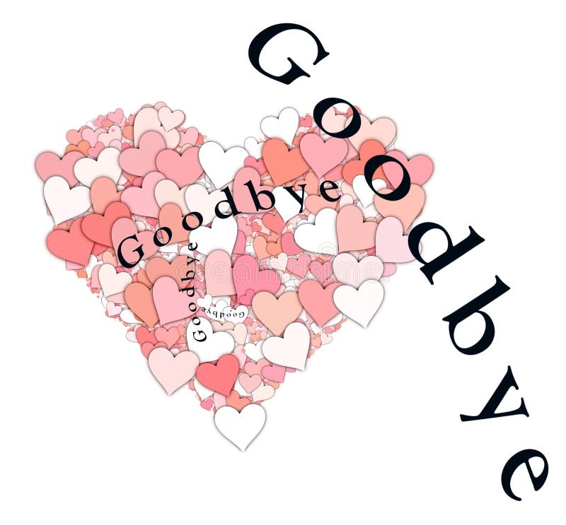 Greeting Card Goodbye Stock Illustration - Image: 41237800