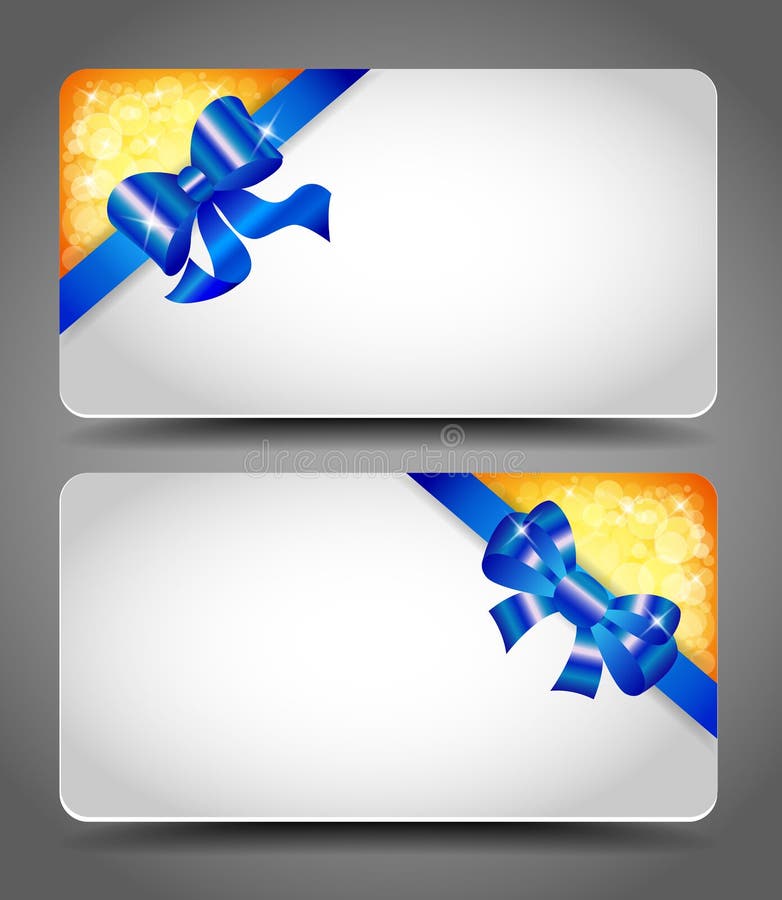 Greeting card with ribbons stock vector. Illustration of design - 57877110