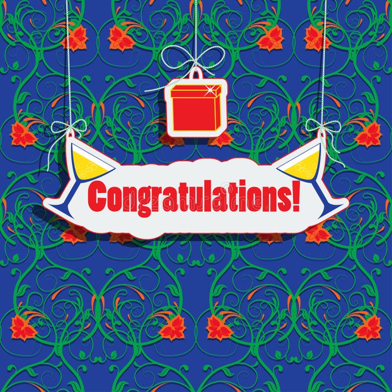 Congratulations Message Box Stock Illustrations – 981 Congratulations ...
