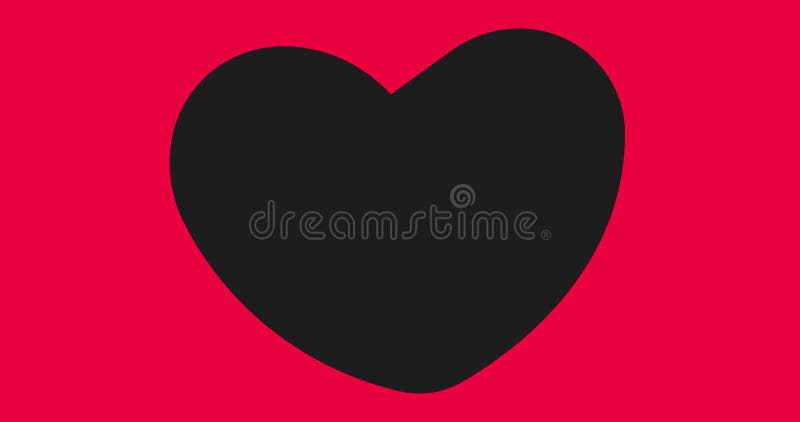 Wedding Invitation from Red Background with Heart Shape Blank Space for ...