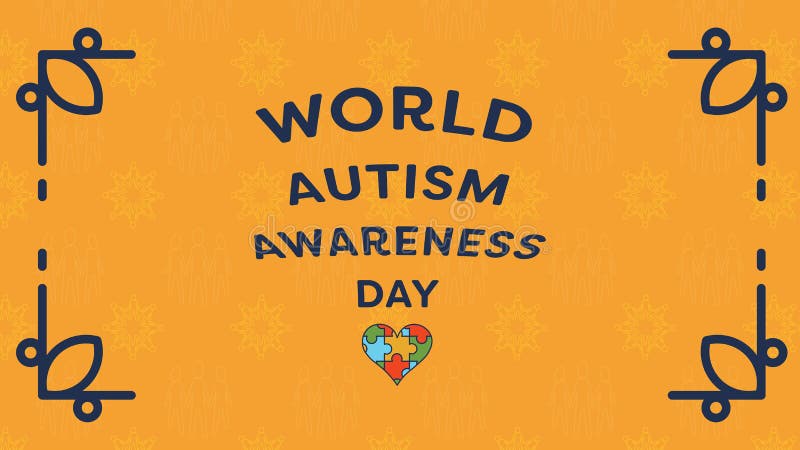 Greeting Card with World Autism Awareness Day Message Stock Vector ...