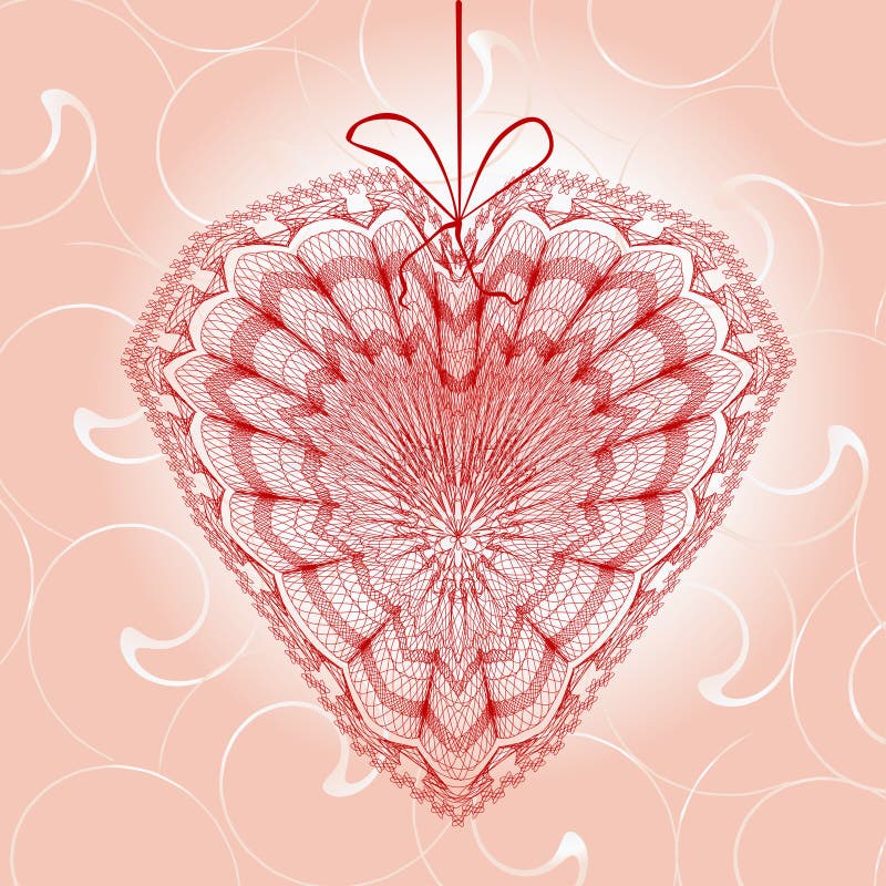 Greeting Cards with Heart Shape Stock Vector - Illustration of cover ...