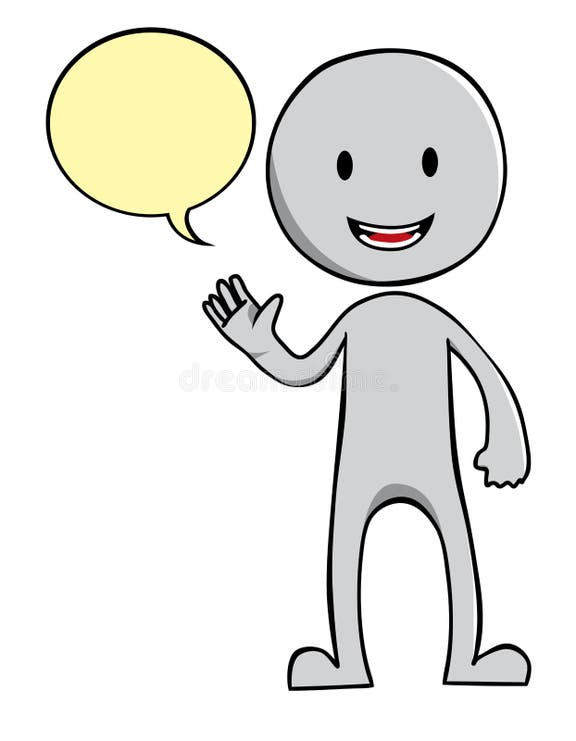 Greeting Grey Stick man stock illustration. Illustration of greet ...