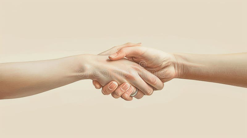 Greeting Hands for Relationship Strengthening Stock Photo - Image of ...