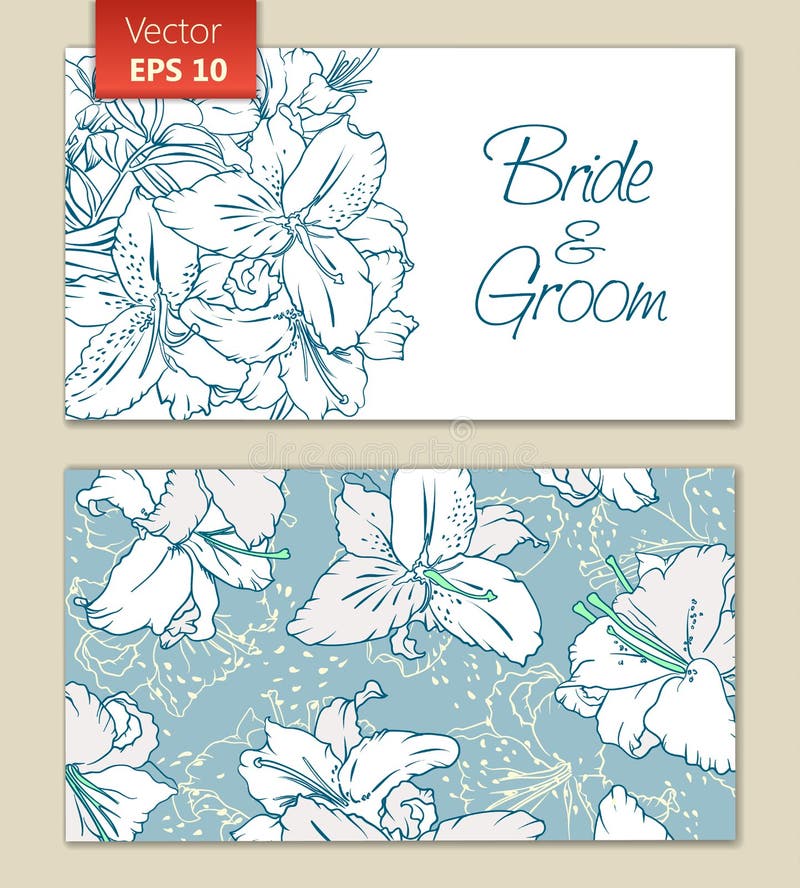 Greeting or Invitation Card Template with White Stock Vector ...