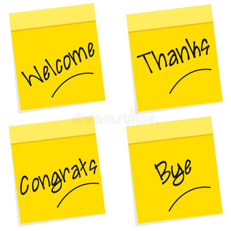 Goodbye note stock illustration. Illustration of note - 21992536