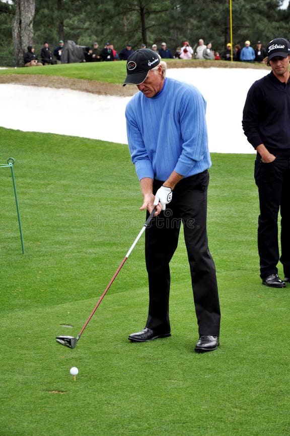 Greg Norman at 2009 Masters Editorial Photo - Image of hazard, bunker ...