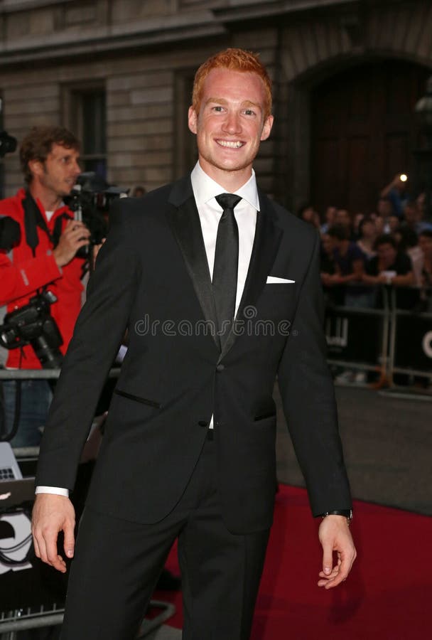 Greg Rutherford fotografía editorial. Imagen de llegar - 34828422