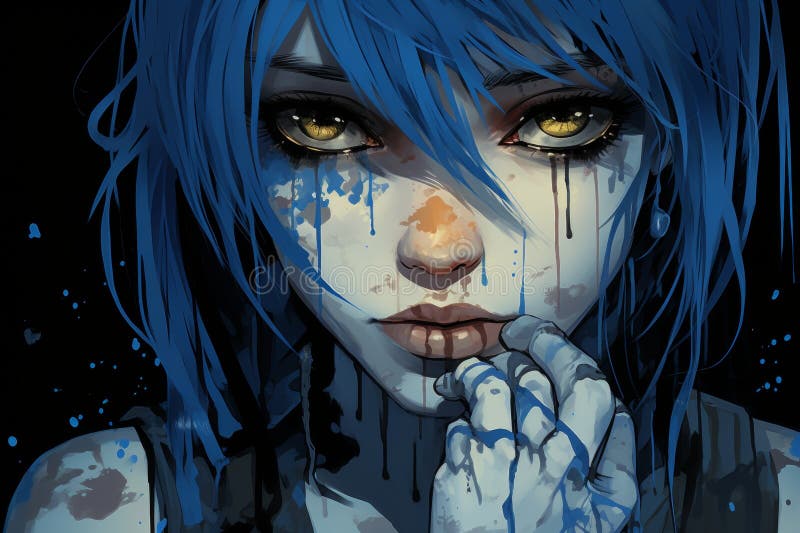 Greg Tocchini Style Movie Poster in Black and Blue Tones with Self ...